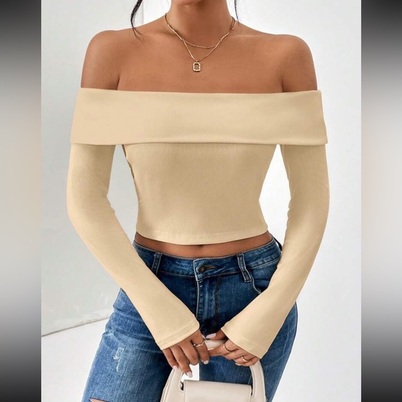 Tops | Boho Off Shoulder Fitted Top | Poshmark